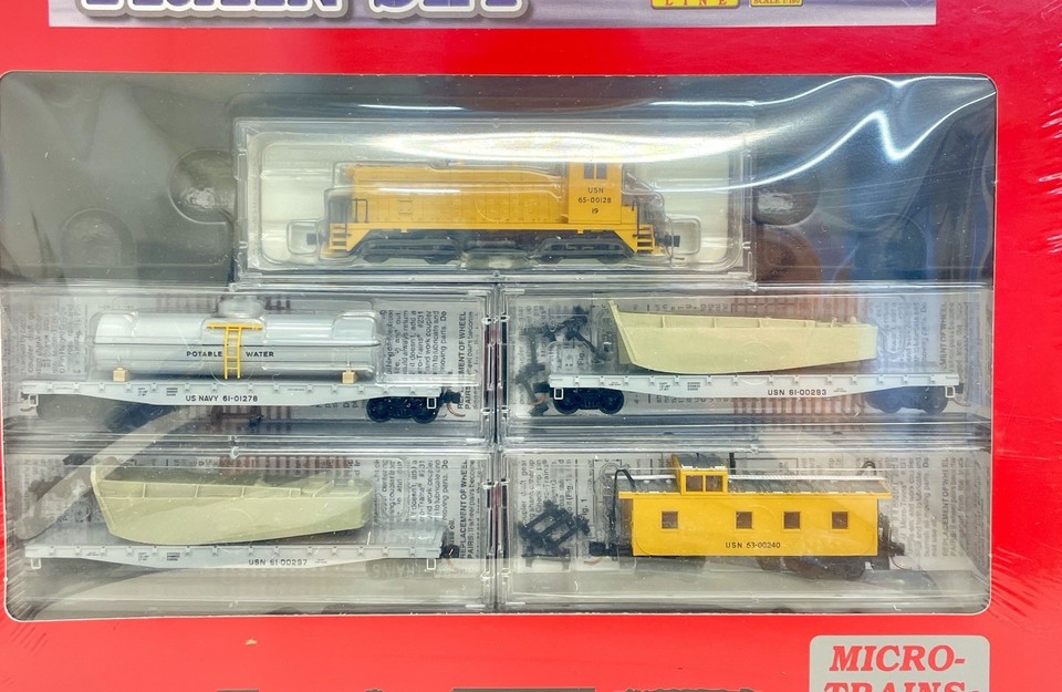 Micro Trains N US Navy Special Edition Desktop Train Set #1 New Sealed ...