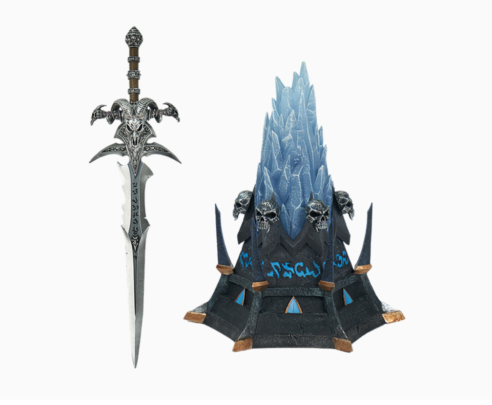 World of Warcraft Lich King Frostmourne Sword Replica 11"Resin Blizzard ...