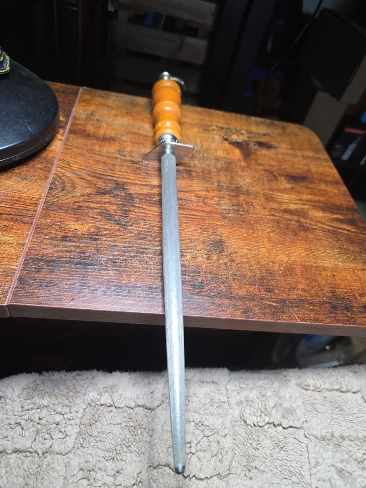 F DICK - Germany SHARPENING STEEL - Round - 12 inch Fine Grit Blade ...