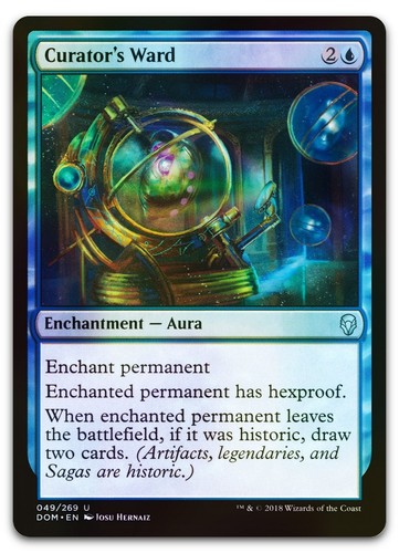 Curator's Ward #49 (Foil) (LP) Dominaria DOM Magic MTG | eBay