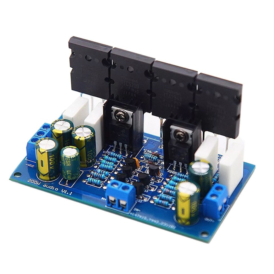 DC 35-60V 200W Single Channel Power Amplifier Board HiFi Audio Amp ...