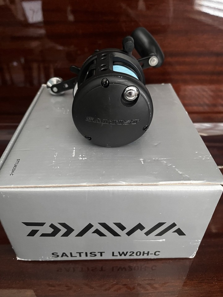 Daiwa Saltist Level Wind Reel Model #LW 20H-C with Power Handle 65# J ...