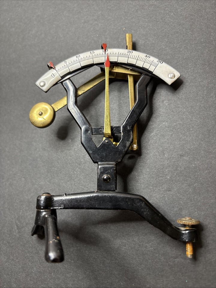 Antique German Jacob Maul JMAZ Iron Brass Pendulum Postal Letter ...