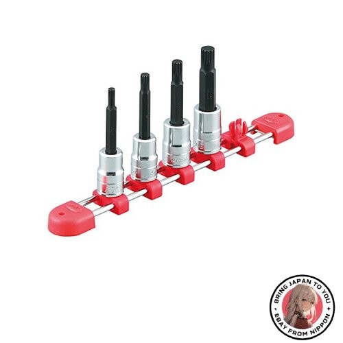 New Kyoto Machine Tools KTC Triple Square Bit Socket Set TBT304TS Set ...