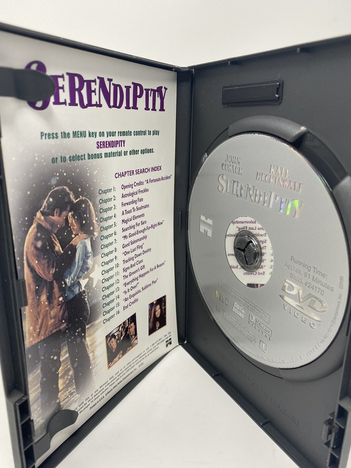 Kate Beckinsale John Cusack Serendipity (DVD, Widescreen, 2002) | eBay