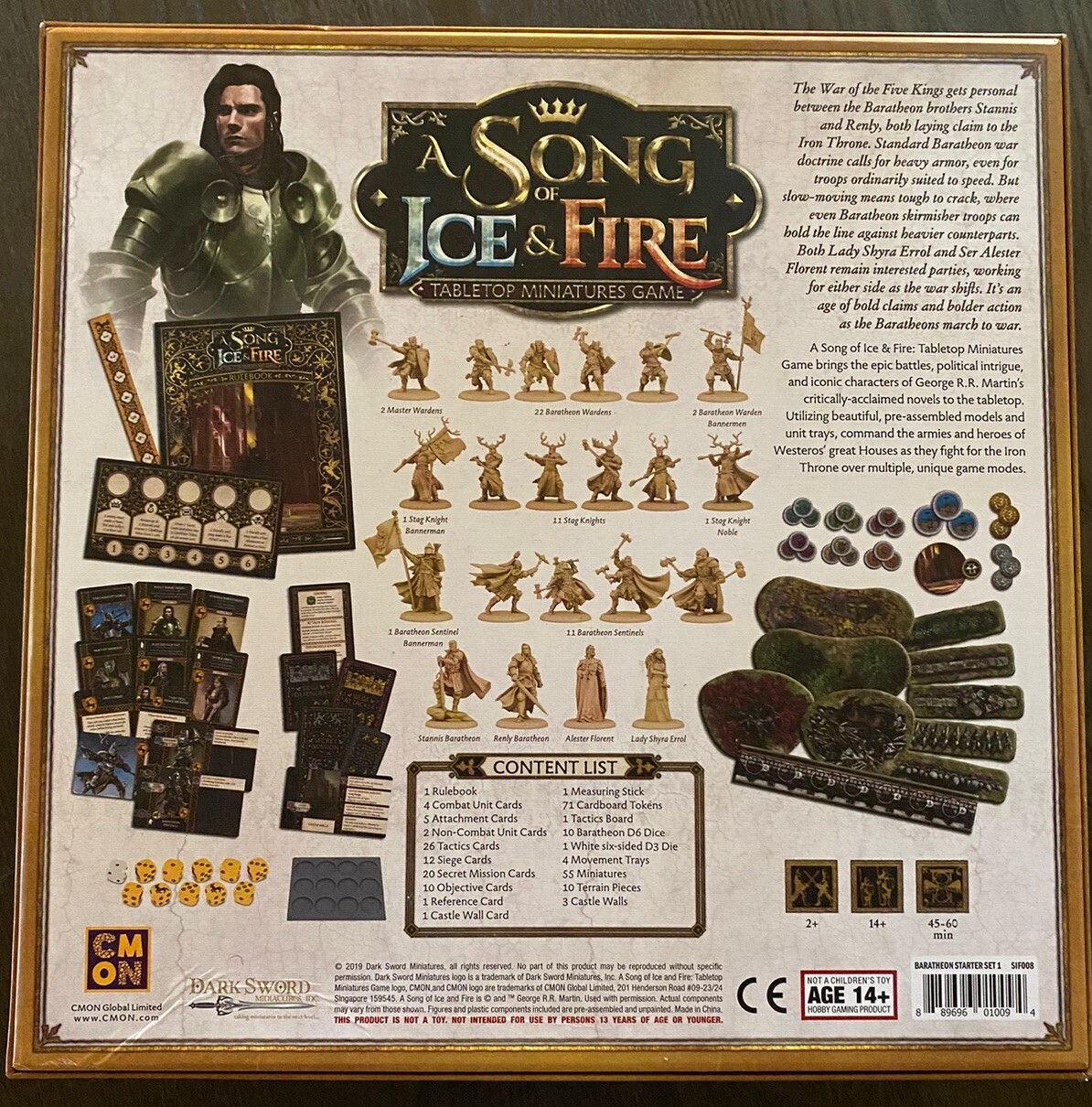 Baratheon Starter Set Bundle, A Song of Ice & Fire Miniatures ASOIAF ...