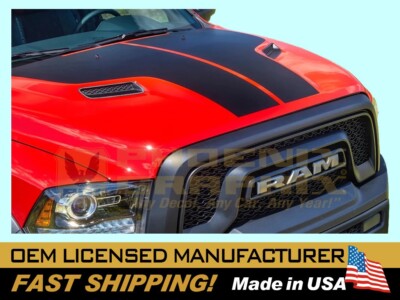 2015-24 Ram 1500 Truck Rebel Warlock Hood Decal Stripe 68276958AB ...