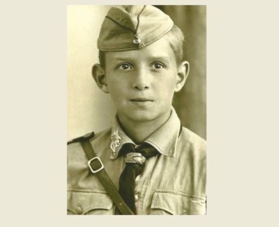 WW2 German Boy PHOTO World War II, Boy Wearing Hat Uniform Germany ...