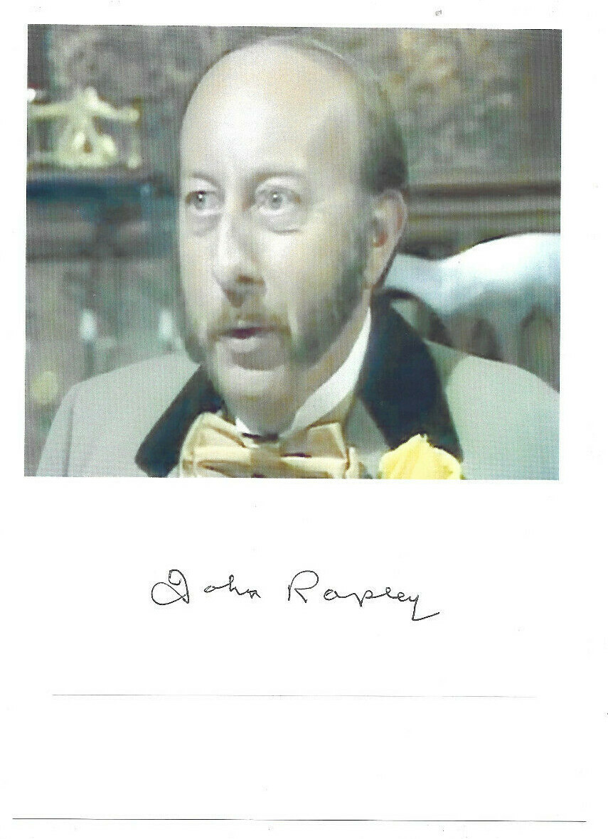 The Avengers - John Rapley (Homicide & Old Lace) signed 8" x 6" Photo ...