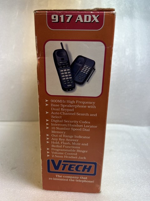 VTG 1996 VTech Cordless Phone 914 900 mhz Voice Mail Digital Answering ...