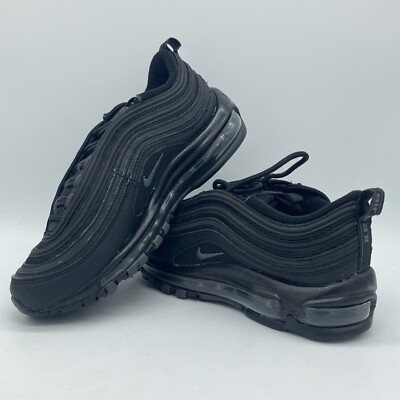 Nike Air Max 97 AM97 Triple Black Dark Grey 921733-001 Women Shoes Size ...