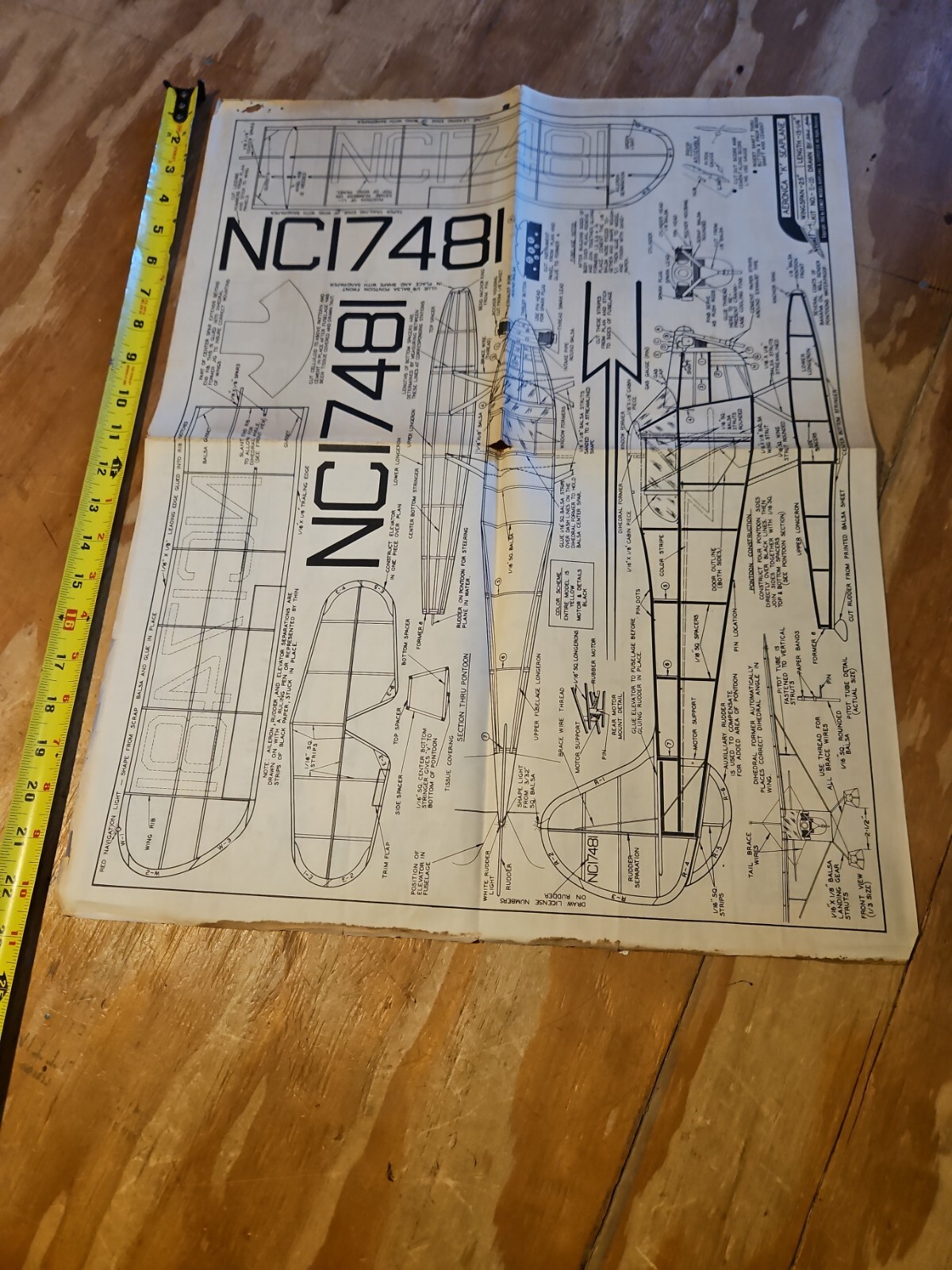 Lot Of 14 Vintage Comet, Cleveland, Berkeley Model Airplane Plans, 3 ...