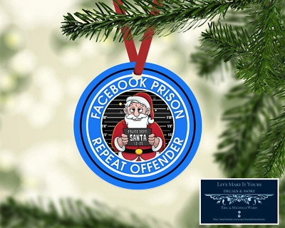 SANTA CLAUS FACEBOOK JAIL PRISON REPEAT OFFENDER FUNNY MUGSHOT XMAS ...
