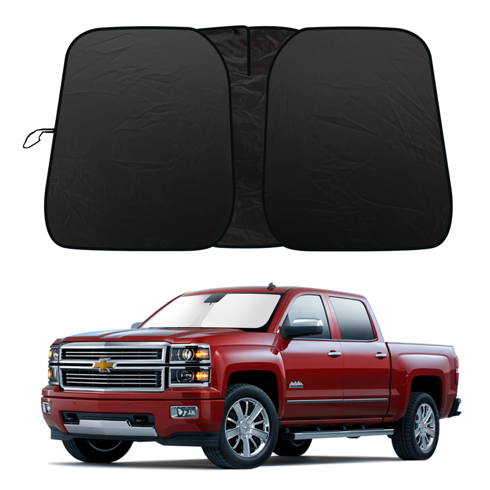 Fit For 2019-2025 Chevy Silverado 1500 Windshield Sun Shade UV Rays ...