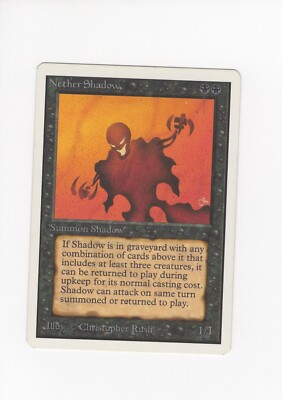 Nether Shadow Unlimited MP MTG Magic the Gathering | eBay