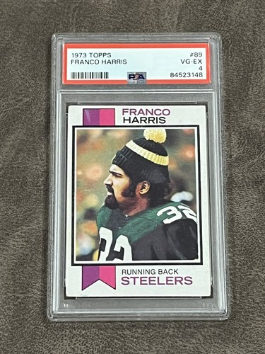 1973 Topps Franco Harris #89 PSA 4 VG-EX Rookie RC HOF Steelers Legend ...