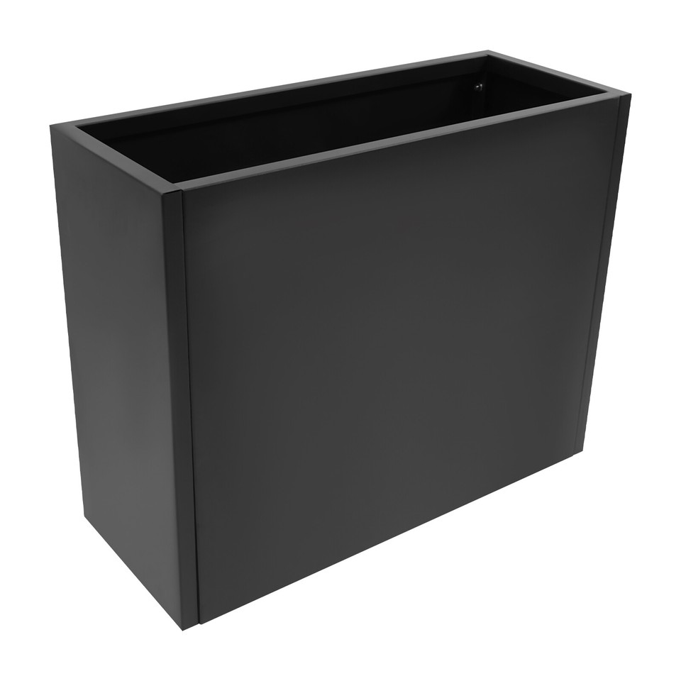 Metal Planter Box with Removable Insert Shelf Planter for Outdoor Patio ...