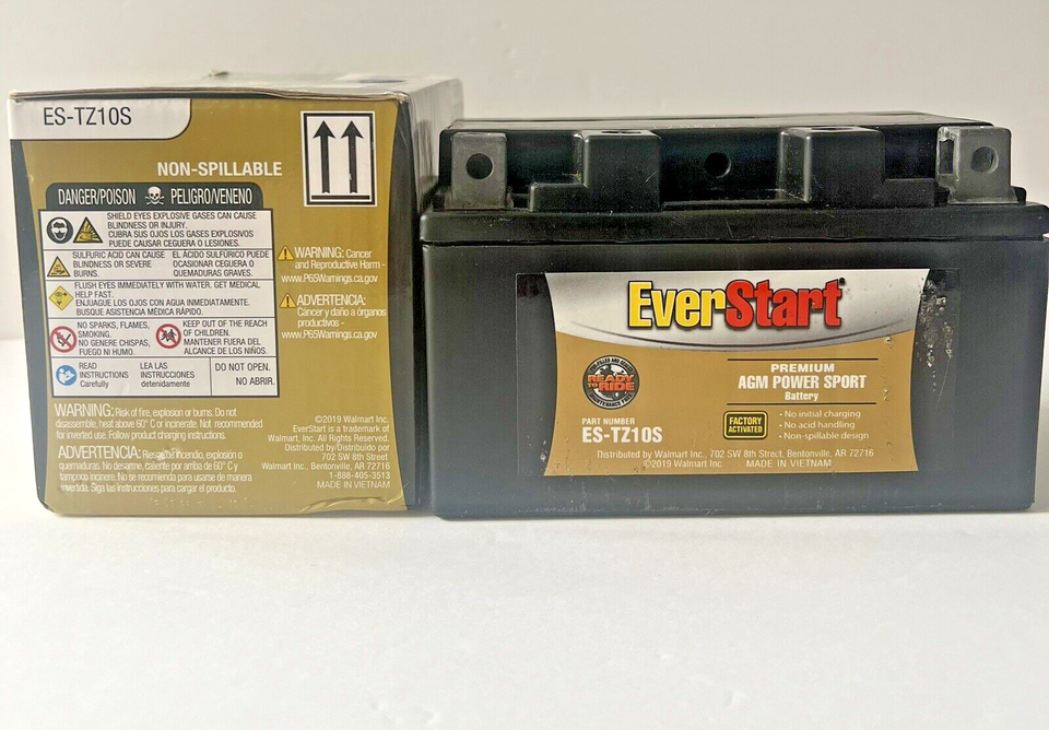 EVERSTART ES-TZ10S AGM Power Sports Battery | eBay