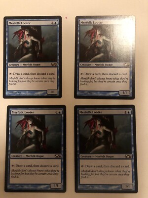 4x Merfolk Looter MTG Magic 2010 (M10) NM Magic Regular | eBay