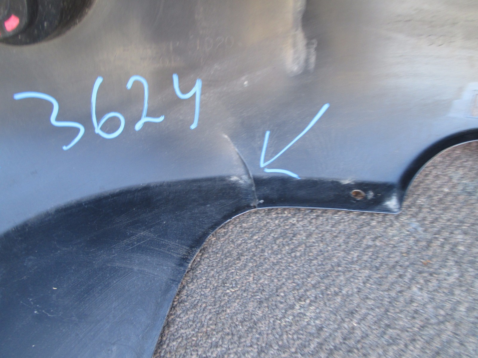 TOYOTA SEQUOIA REAR BUMPER COVER OEM 2008 2009 2010 2011 2012 2013 2014 ...