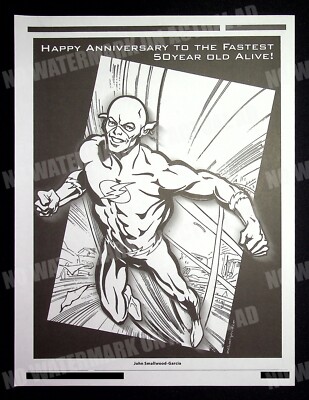 The Flash John Smallwood-Garcia Trade Print Magazine Ad Poster Comics ...