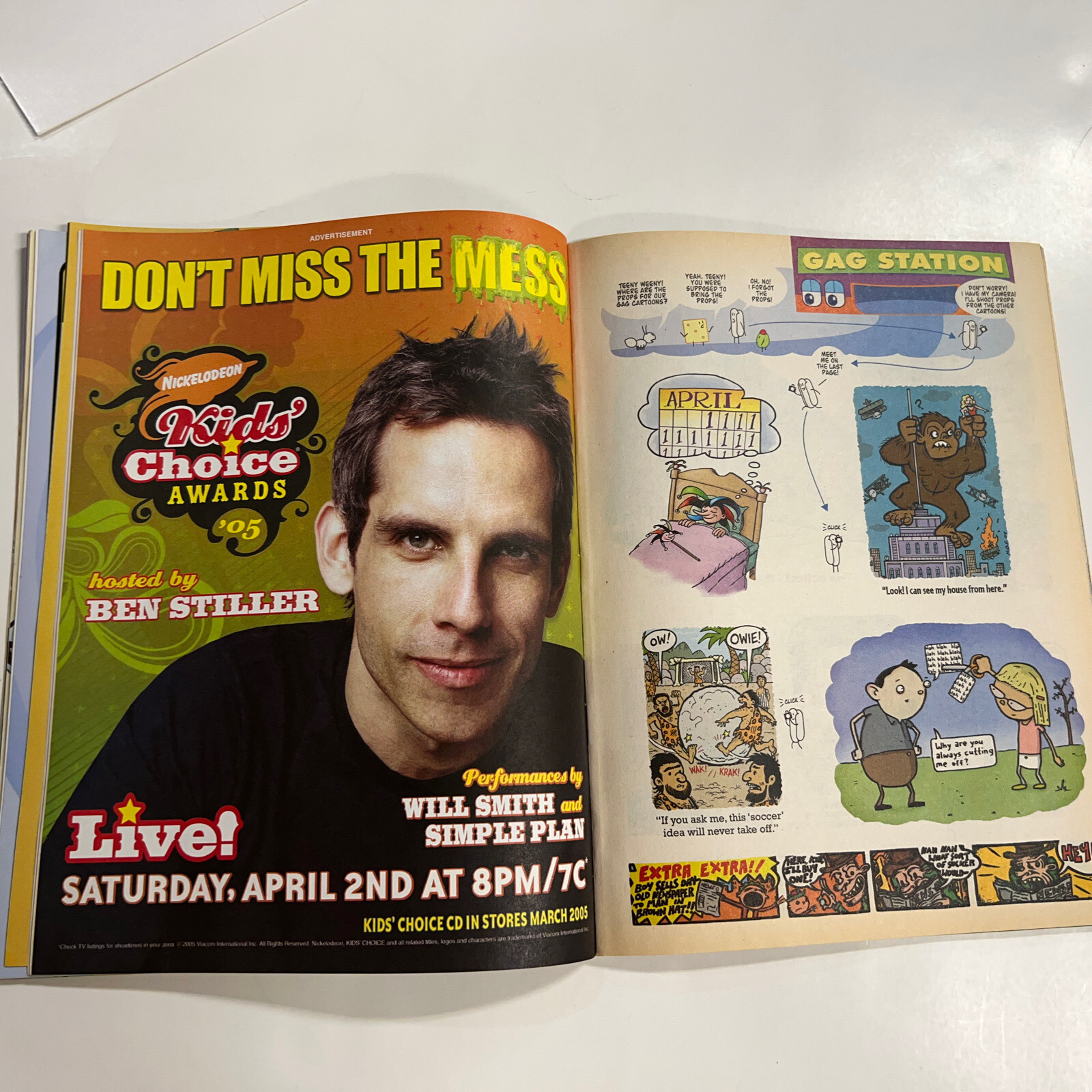 Nickelodeon Magazine April 2005. Kids Choice Awards | eBay