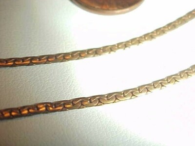 3 FEET VINTAGE SOLID BRASS 2mm. THICK BANANA CHAIN L849 | eBay