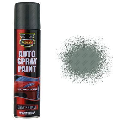 4 x Grey Primer Aerosol Spray Cans 250mlCars & Vans Auto Spray Paint ...