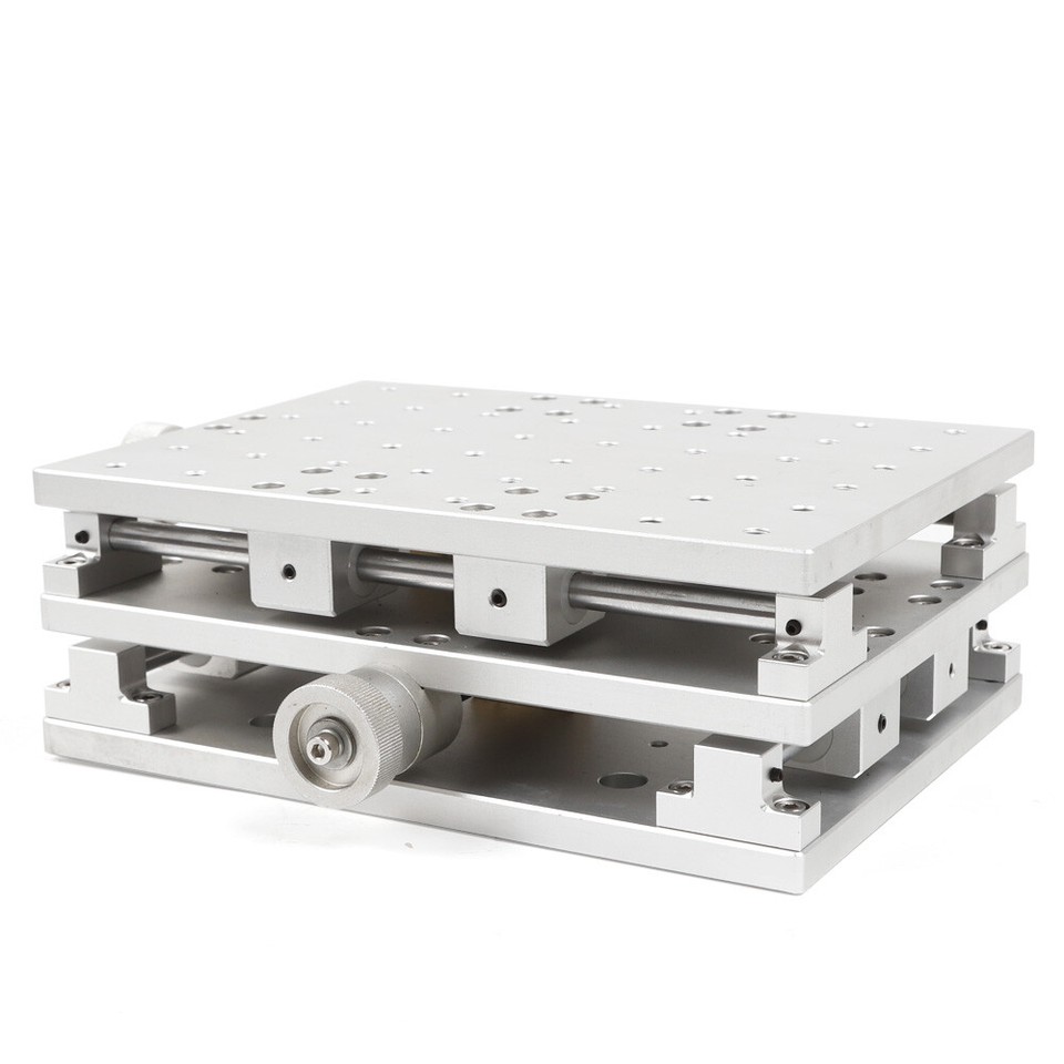 XY Axis 2 Axis Positioning Work Table Laser Marking Machine Adjustable ...