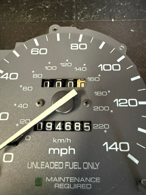 OEM 94-97 USDM Honda Accord CD6 dash gauge cluster speedo speedometer ...