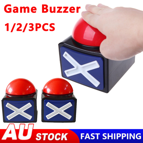 Funny Game Answer Buzzer Alarm Button with Sound Light for Funny Party ...