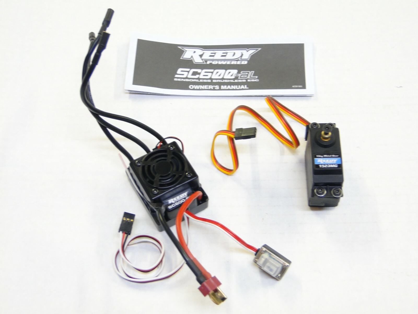 *NEW ASSOCIATED ESC SC600-BL & Servo 1523mg Combo RB10 PROSC10 DB10 AAE ...