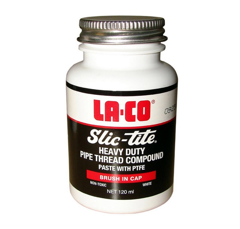 LA-CO Slic-Tite Liquid PTFE Paste Heavy Duty Pipe Thread Compound,120ml ...