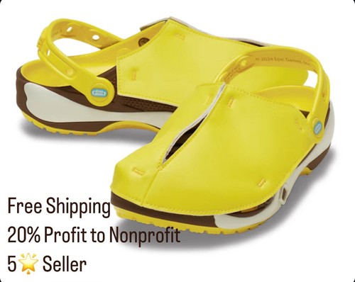 Fortnite X Crocs Classic Clog Peely Size 10 Men Free Shipping | eBay