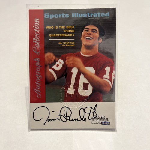 1999 Fleer Sports Illustrated Auto Collection Jim Plunkett Autograph ...