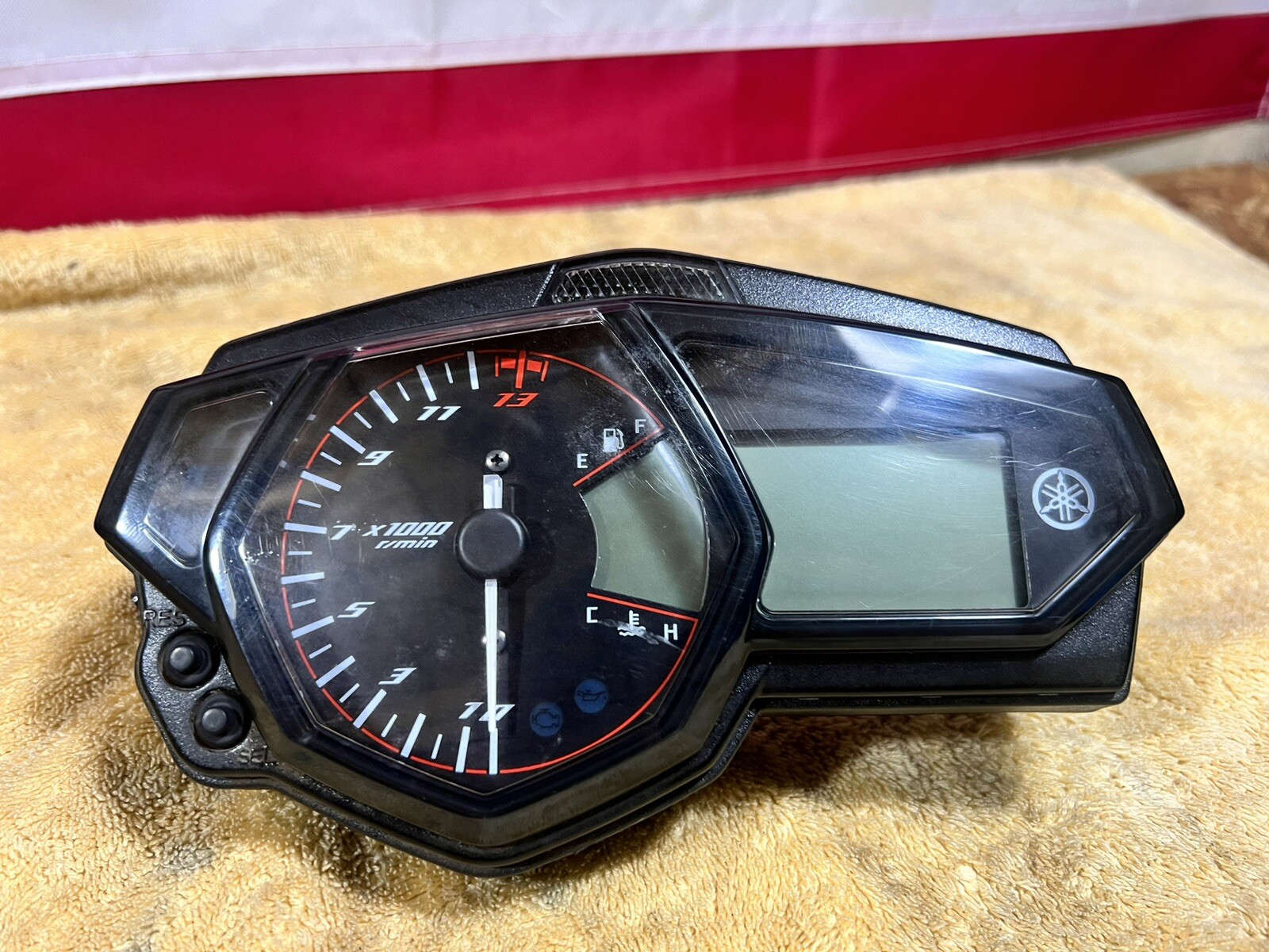 2016 Yamaha YZF R3 OEM Speedo Tach Gauges Display Cluster Speedometer ...