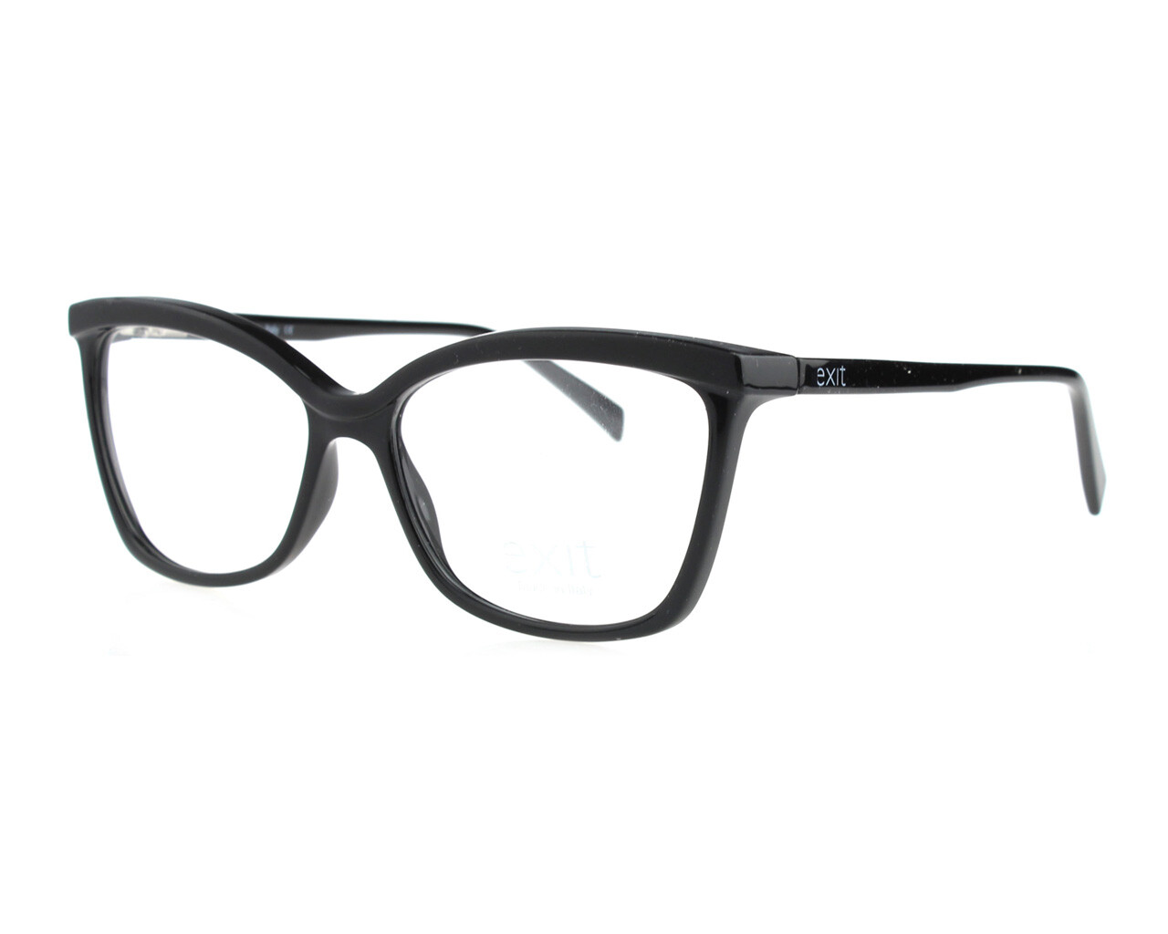 EXIT Eyeglasses EX313 A175 Frame Black Cat Eye Woman | eBay
