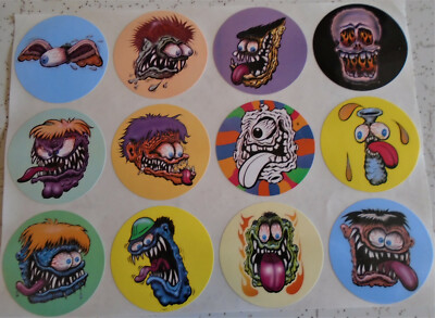 WAREHOUSE FIND, Rat Fink, Reno Roth "Hot Rod Monsters" Stickers Decal ...