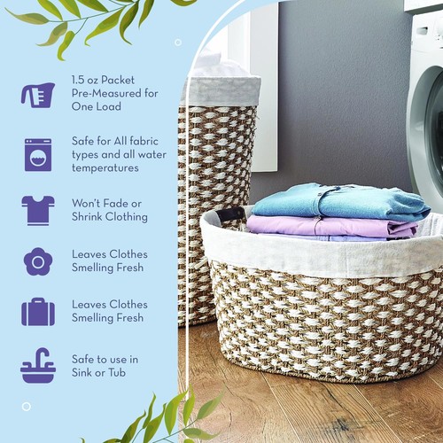 Travel Laundry Detergent Powder Bulk - Individually Wrapped Multi Pack ...