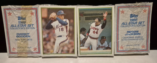 ekim topps 1986 ALL STAR SET DWIGHT GOODEN+REGGIE JACKSON-MIKE SCHMIDT ...