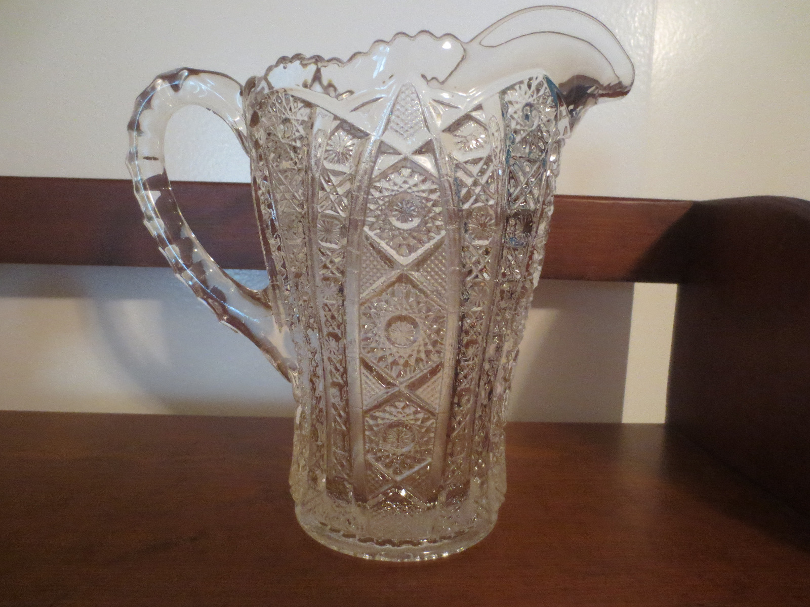 Imperial Glass 505 Bellaire Pressed/Cut Glass Pitcher | eBay