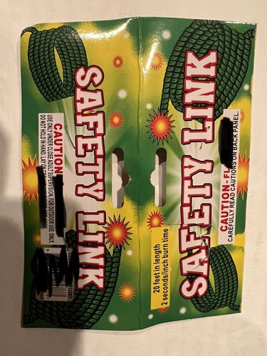 Safety Link Fireworks Label FREE SHIPPING | eBay