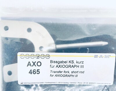 SAM Forchetta Bissgabel KS Corto AXIOGRAPH III AXO 465 NUOVO/OVP | eBay