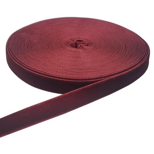 10 Yards Velvet Ribbon Spool Wine 3/8" | eBay
