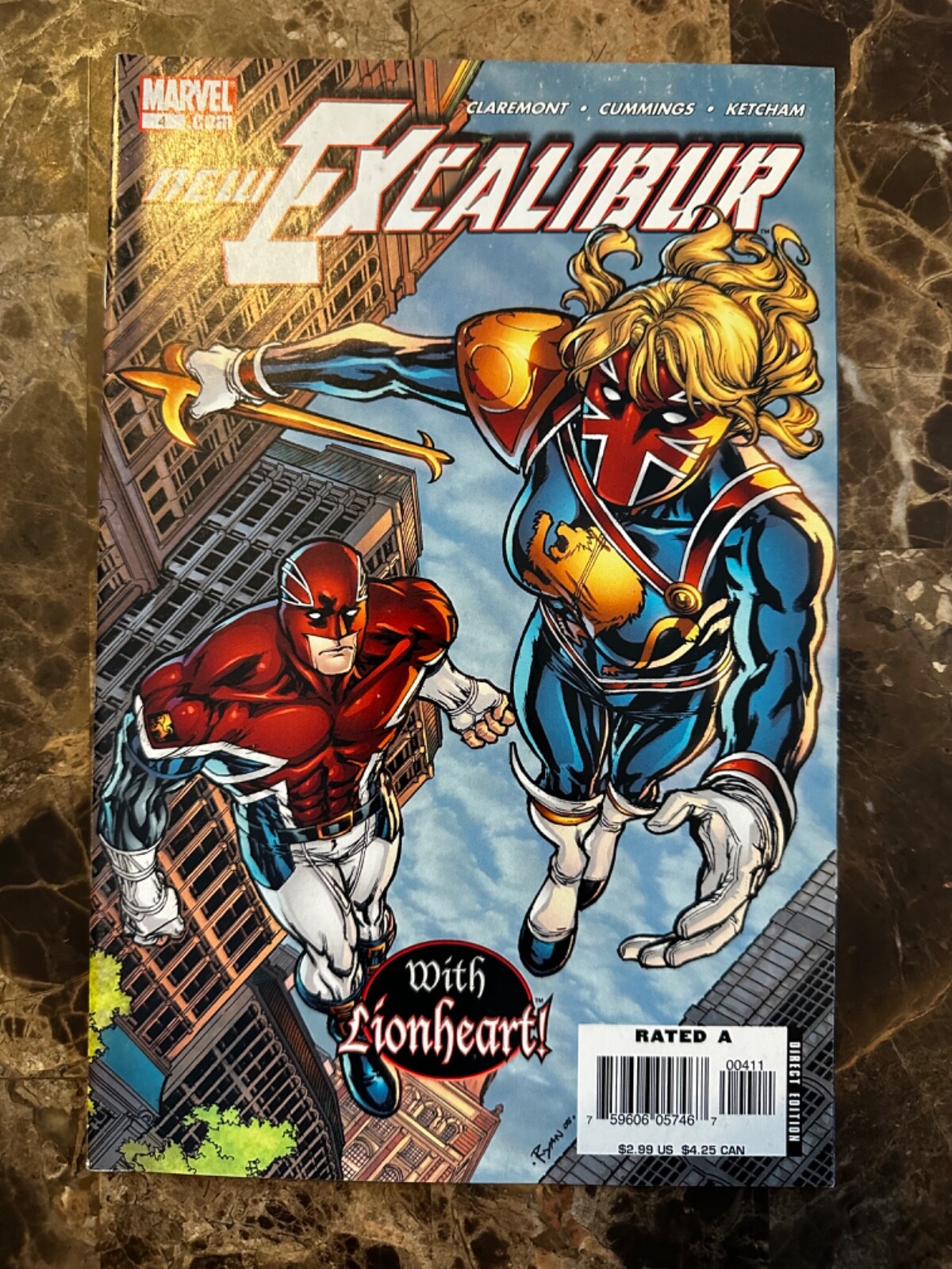 New Excaliber #4 2006 Marvel 1st Lionheart | eBay