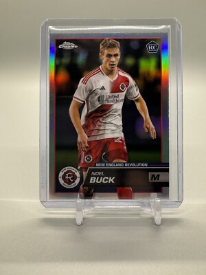 2023 Topps Chrome MLS Noel Buck SP Image Variation Rookie New England ...
