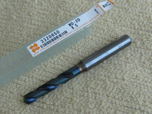 OSG Solid Carbide Screw Machine Drill 6.5mm 2xD #3320650 | eBay