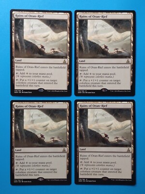 MTG 4x Ruins of Oran Rief x4 NM Oath of the Gatewatch Magic Playset | eBay