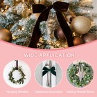 2 Roll 1.2"x3 Yard Velvet Ribbon Handmade Frayed Edge Vintage Ribbon ...