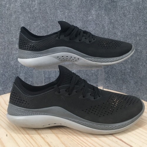 Crocs Shoes Mens 12 LiteRide 360 Pacer Sneakers Black Lace Up Low Top ...